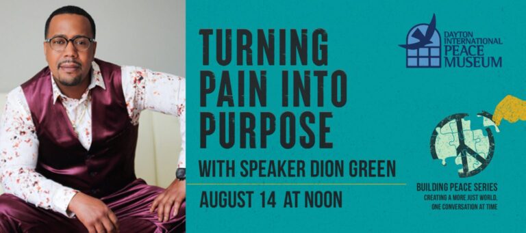 Dion Green Speaks at Dayton Intl. Peace Museum | Dion Green